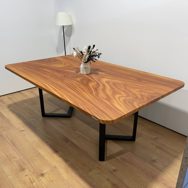 Стол обеденный THETABLE Нераскладной Кухонный 8.13/1.1, 220х90х77 см купить c доставкой на OZON ...