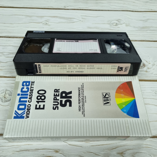 Видеокассета VHS Konica E-180 Концерт группы "Deep Purple" Hi-Fi Stereo купить на OZON по низкой ...