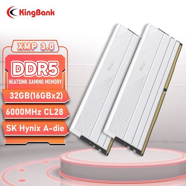 KingBank StarBlade RAM XMP EXPO DDR5 6000МГц 32ГБ(16Г*2) CL28 Hynix A ...