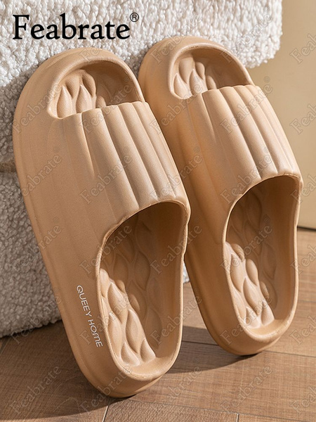 Шлепанцы Мужской Feabrate, размер 39 EVA Круглый нос, Толстая подошва Без застёжки Лето купить c ...