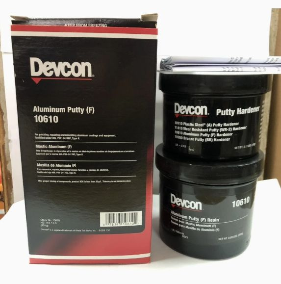 Devcon Aluminium Putty (F) 10610 454 г, Девкон 10610 (F) купить на OZON по низкой цене (1805077090)