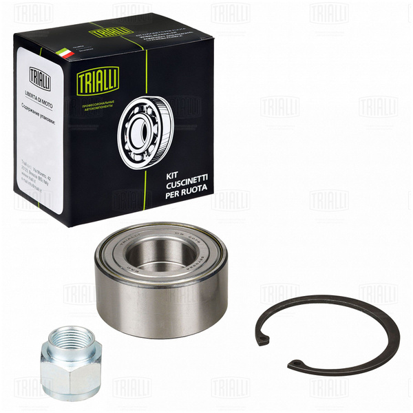 Подшипник ступицы для а/м peugeot 206 (98-) перед. (кмпл: подшип./гайка ...