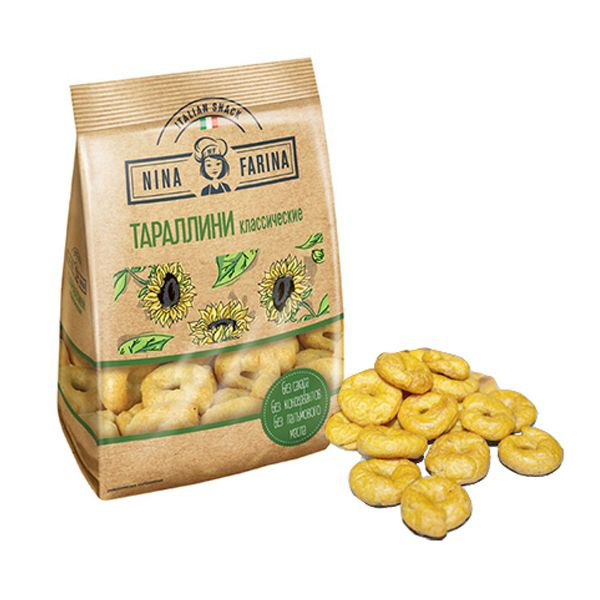 Тараллини Nina Farina, итальянские сушки, Классические, 8 шт по 180 гр купить на OZON по низкой ...