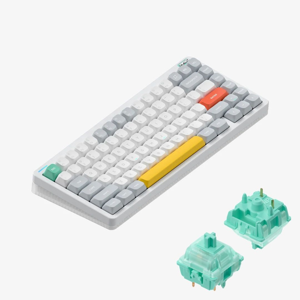 NuPhy Клавиатура беспроводная Halo75 V2 Mint Switch, (Nuphy Mint), Английская раскладка, белый ...