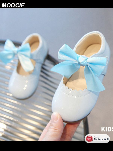 Туфли Девочки MOOCIE Искусственная кожа, размер 27 Без каблука Липучки Закрытый нос купить c ...
