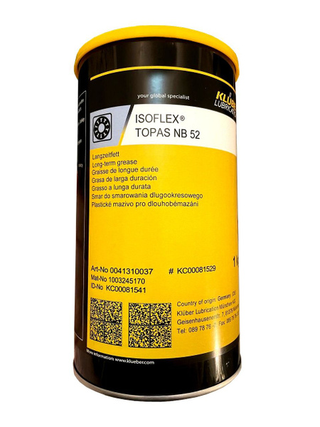 Универсальная смазка для подшипников качения и скольжения Kluber ...