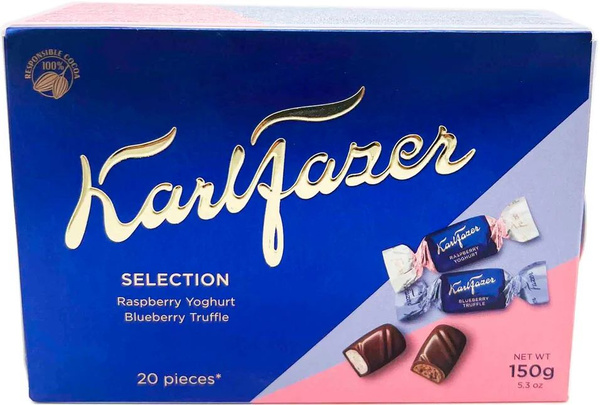 Шоколадные конфеты Karl Fazer Selection 150г купить на OZON по низкой цене (1837477330)