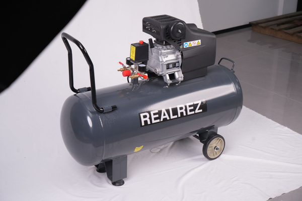 Компрессор воздушный REALREZ RBM-100/поршневой/масляный купить на OZON ...