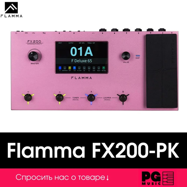 Педаль процессор эффектов Flamma FX200 PK купить на OZON по низкой цене (1845044669)