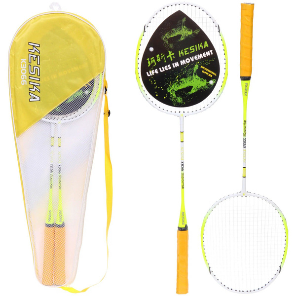 Ракетки для бадминтона KESIKA две металлические ракетки 65 см, чехол ...