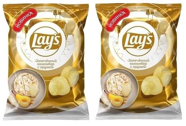 Чипсы картофельные Lay's Запеченный Камамбер с грушей, 2 шт по 105 г купить на OZON по низкой ...