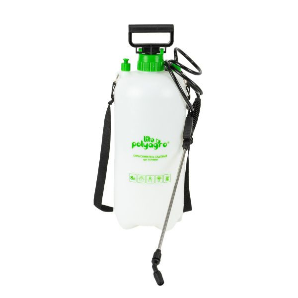 Polyagro Опрыскиватель садовый рычажный 8 л купить на OZON по низкой цене (1856468974)