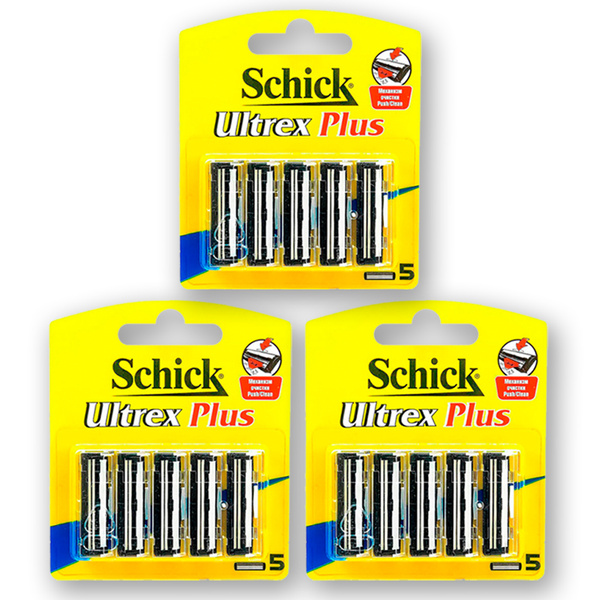 Schick Ultrex Plus сменные кассеты 15 шт. купить на OZON по низкой цене ...