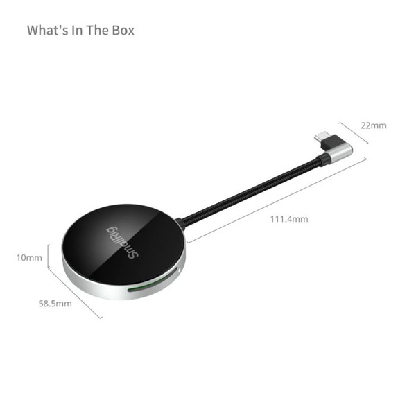 MagSafe usb-hub Type C,smallrig 3 в 1 с картридером microSD, TF+SD 3.0 ...
