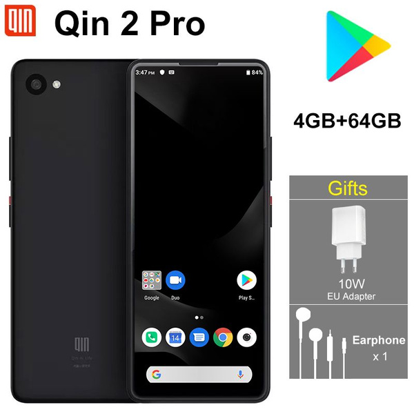 QIN Мобильный телефон 2 Pro, черный купить на OZON по низкой цене (1886053534)