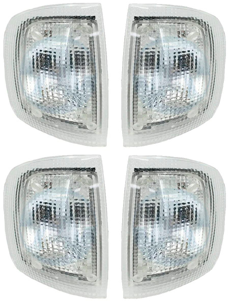 2 Комплекта Указатель поворота на ГАЗ-31029,3110 3302-2217 Левый/Правый белый купить на OZON по ...