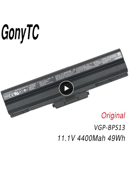 Gonytc Аккумулятор для ноутбука Sony 4400 мАч, (Vgp-BPS13 Vgp-BPS21 Vgp ...