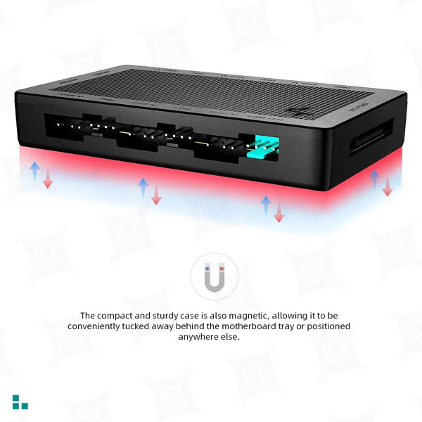 Deepcool SC790 Магнитный концентратор вентилятора ARGB с одной точкой ...