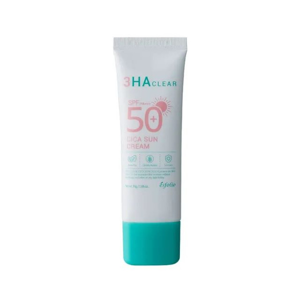 Крем для солнца с сика-центеллой Esfolio 3ha Clear Cica Sun Cream - 30 ...