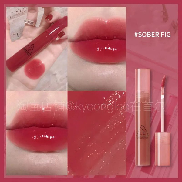 3CE lazy pop lip stain, drop the glow gel, long-lasting, обеспечивает ...