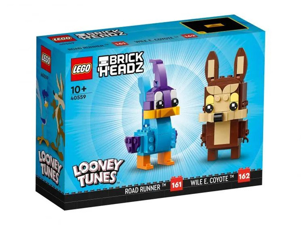 Конструктор BrickHeadz Road Runner и Wile E. Coyote 40559 купить на ...