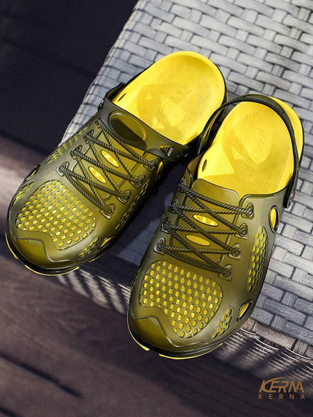 Сабо Мужской KERNA EVA, размер 45 Перфорация Без каблука купить c доставкой на OZON по низкой ...