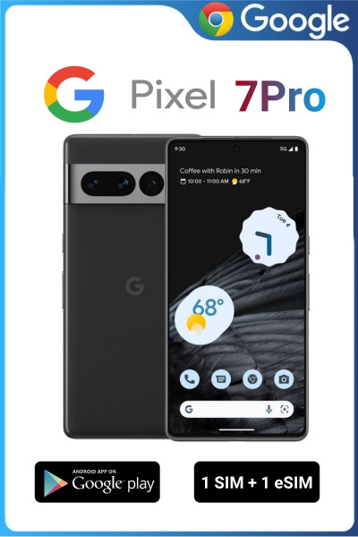 Смартфон Google Pixel 7 256 ГБ 12 ГБ Черный 6.7 OLED/AMOLED Google Pixel 7Pro купить c доставкой ...