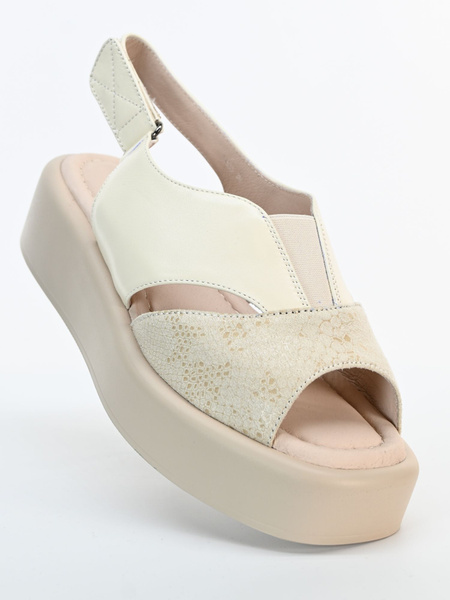 Босоножки Женский Ascalini Стандартный средний (до 9 см) Натуральная кожа, размер 38 9 Лето ...