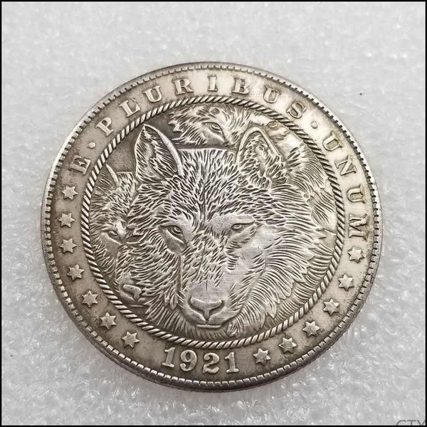 Монета America 1921 Wanderer One Dollars (Волк) купить c доставкой на OZON по низкой цене ...