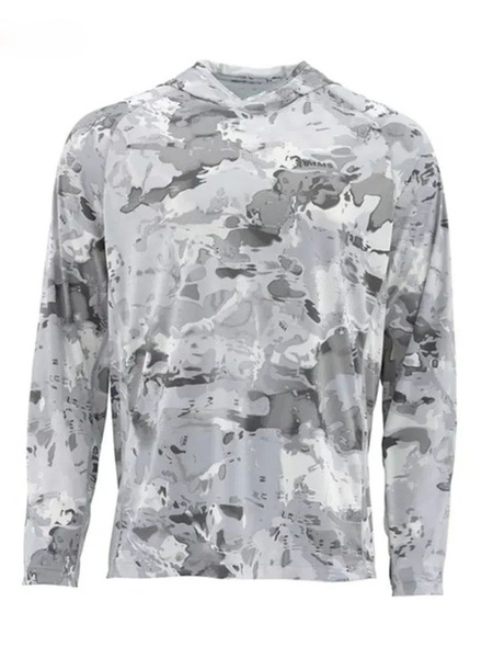 Худи Мужской, Женский Simms ежевичный Без застежки, размер 54 Разноцветный Китай быстросохнущая ...