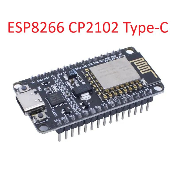 Контроллер плата Wi-F i NodeMCU ESP8266 CP2102 Type-C купить на OZON по ...