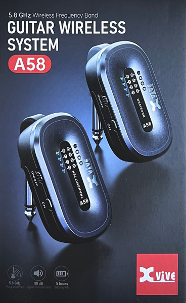 Xvive A58 Цифровая инструментальная радиосистема 5.8 ГГц купить на OZON ...
