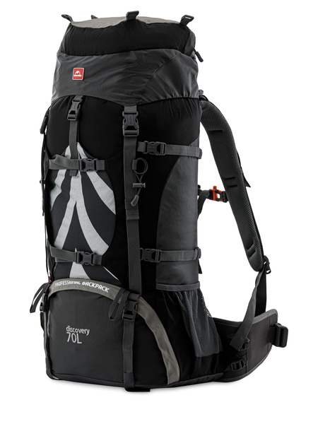 Рюкзак туристический Naturehike Discovery 70 L серый, черный купить c доставкой на OZON по ...