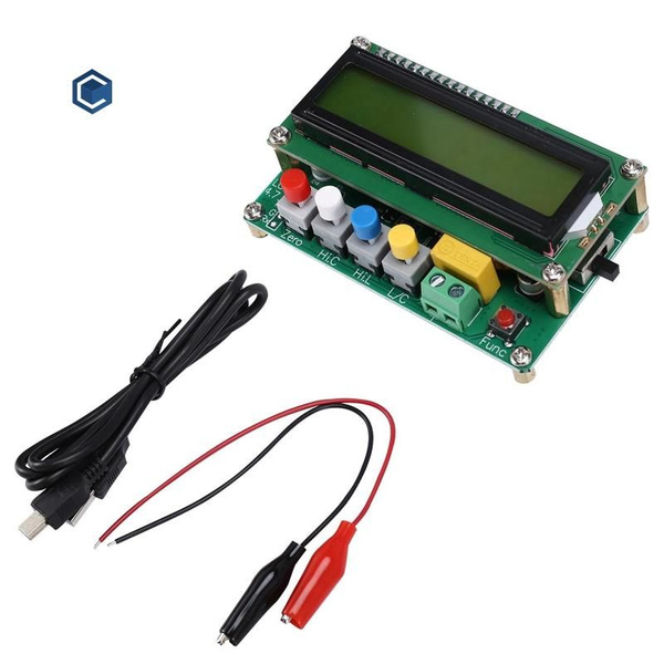 (C M U X) Измеритель емкости индуктивности L/C Цифровой измеритель ЖК-дисплей Тестер Mini USB ...