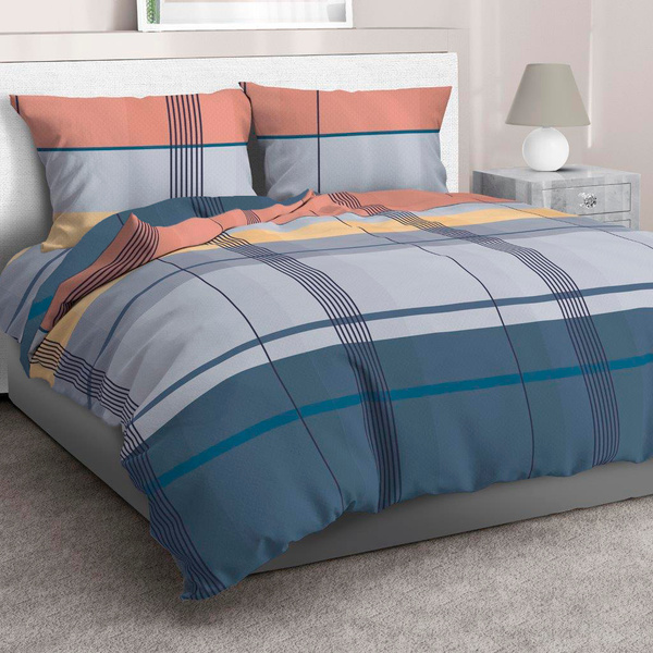 Комплект постельного белья Ивановотекстиль 1,5-спальный, перкаль , наволочки 70x70 купить c ...