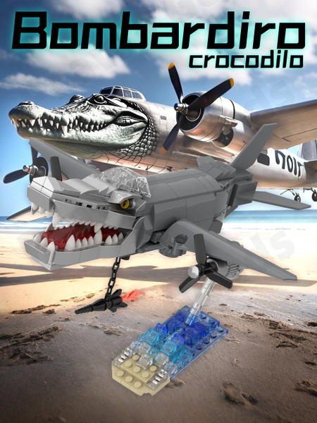 Бомбардиро Крокодило / Bombardiro crocodilo / Итальянские мемы игрушки ...