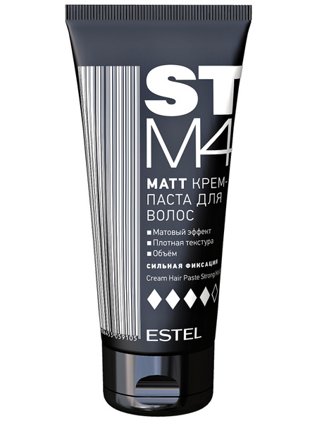 ESTEL Крем-паста для укладки волос сильной фиксации ST МАТТ M4 матовый эффект 100 мл купить на ...