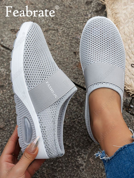 Сабо Женский Feabrate Текстиль R (средняя), размер 40 Закрытый нос, Круглый нос Клиновидный ...