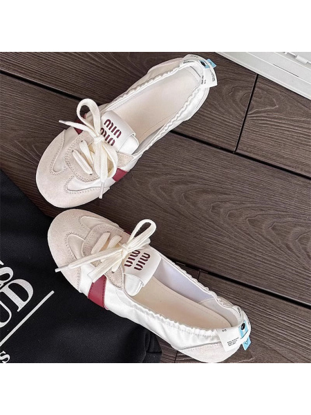 Кроссовки Женский Miu Miu Кожа Бег размер 38 На любой сезон Шнурки Шнуровка купить C доставкой