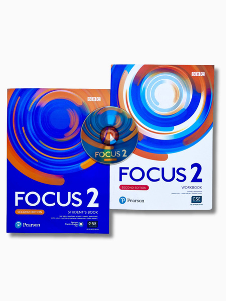 Focus 2 учебник и рабочая тетрадь комплект, Student's Book + Workbook ...