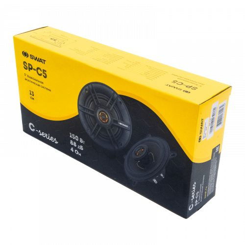 SWAT SP-C5 ( коаксиальная 2х-полосная с сетками, 150 Вт.,пара) автомобильные колонки (динамики ...