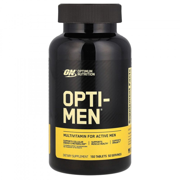 Витаминно-минеральный комплекс для мужчин Optimum Nutrition "Opti-Men", 150 таблеток купить на ...