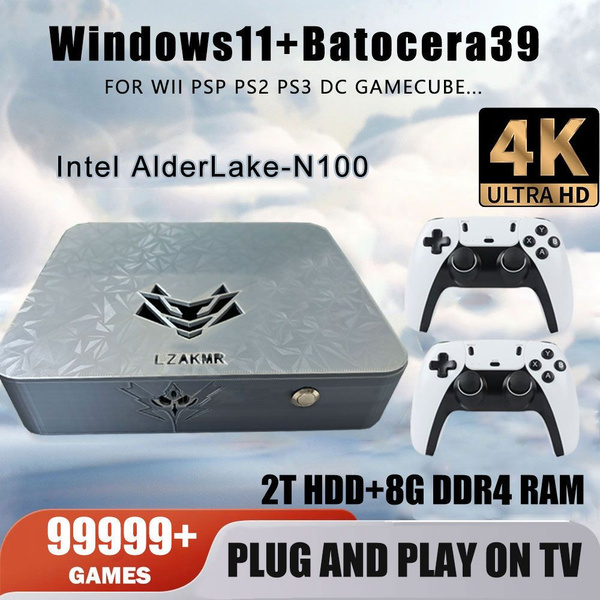 Двойная система Win11 2TB HDD NEW Upgrade AK1 Pro Game Box 99999 GAME For Switch PS2 PS3 WII SS ...