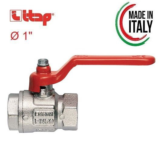 Кран шаровой полнопроходный усиленный рычаг 1" ВР/ВР DN25 PN40 Itap IDEAL 0900100 купить на OZON ...