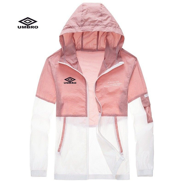 Ветровка Мужской, Женский UMBRO розовая платина Полиэстер, размер 48, 50 На любой сезон ...