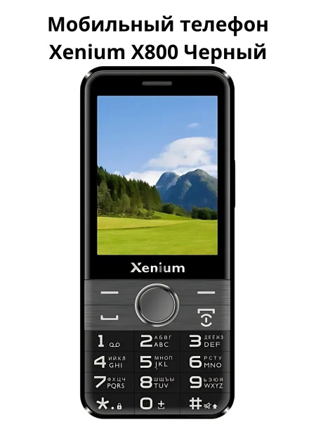 Мобильный телефон Xenium X800 Черный купить на OZON по низкой цене (2234727404)
