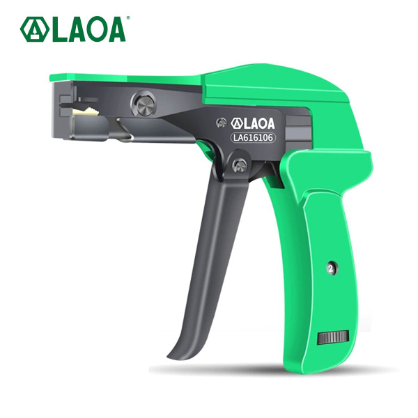 Пистолет для стяжек LAOA промышленного класса автоматическая обрезка, высокая прочность ...