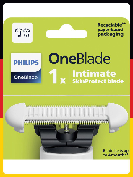 Philips Электробритва OneBlade Intimate, черный купить на OZON по ...