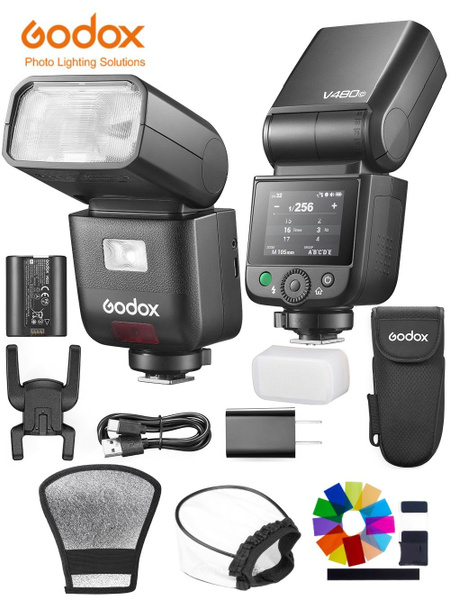 Godox V480S Вспышка GN50 TTL 2.4G беспроводной сенсорный экран для Sony ...