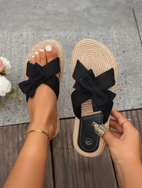 Шлепанцы Женский ZinBee, размер 42 Софт Круглый нос, Маломерит T (узкая) Без застёжки Бусины ...